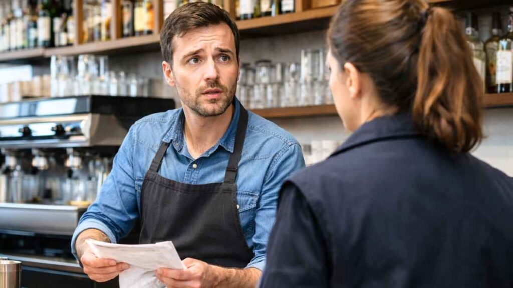 La Inspección de Trabajo lo pilló detrás de la barra del bar y el SEPE ...